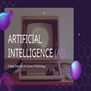 Artificial Intelligence Ai Technology Project Pptx