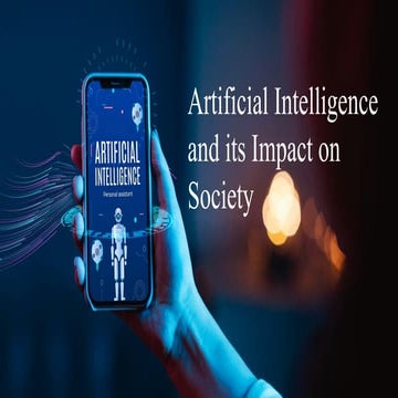 Artificial Intelligence and its Impact on Society | PDF