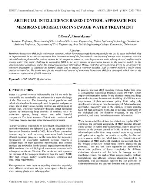 IRJET- Performance and Evaluation Studies on Dairy Effluent Treatment Plant, DAMUL, KMF, Dharwad ...