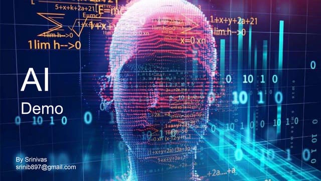 Artificial intelligence demo | PPTX | Programming Languages | Computing Artificial intelligence demo | PPTX | Programming Languages | Computing