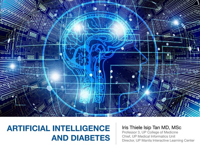 Artificial Intelligence in Diabetes Care | PPTX
