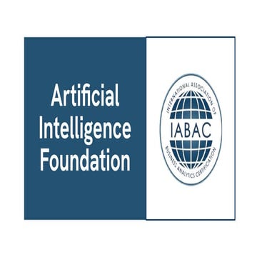 Artificial Intelligence Foundation | IABAC | PDF