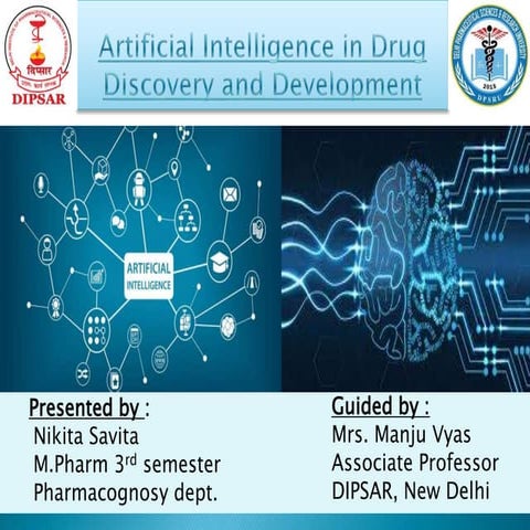 Artificial Intelligence In Drug Discovery And Development Pptx