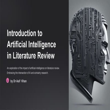 Artificial intelligence in literature review in research - an ...