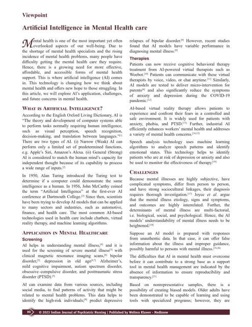 Mental Health Chatbot System by Using Machine Learning | PDF