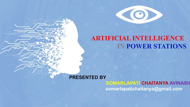 Artificial intelligence in power system | PPTX