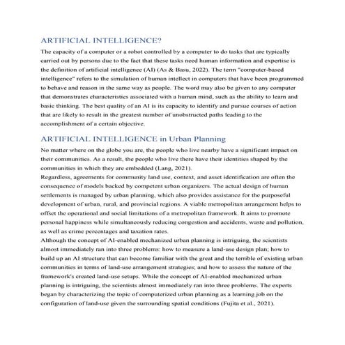 ARTIFICIAL INTELLIGENCE in Urban Planning.docx