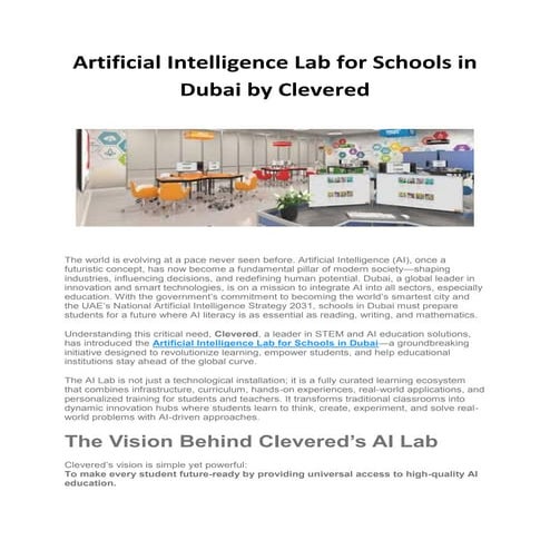 Artificial Intelligence Lab for Schools in Dubai by Clevered.pdf