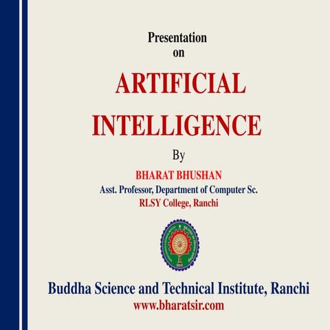 Artificial Intelligence Syllabus Ppt 