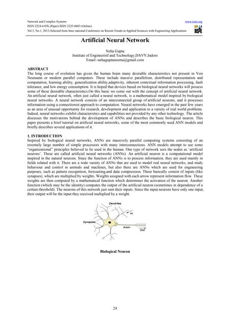 Neural network | PDF