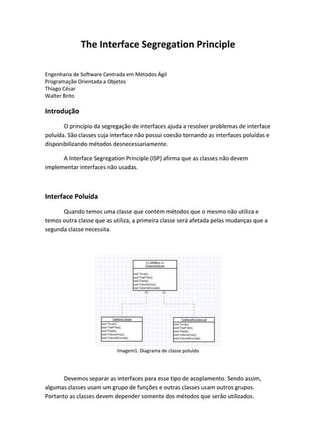 Solid principles – interface segregation principle | PPTX | Computing ...