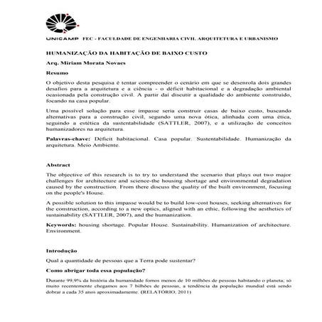 Artigo unicamp | PDF