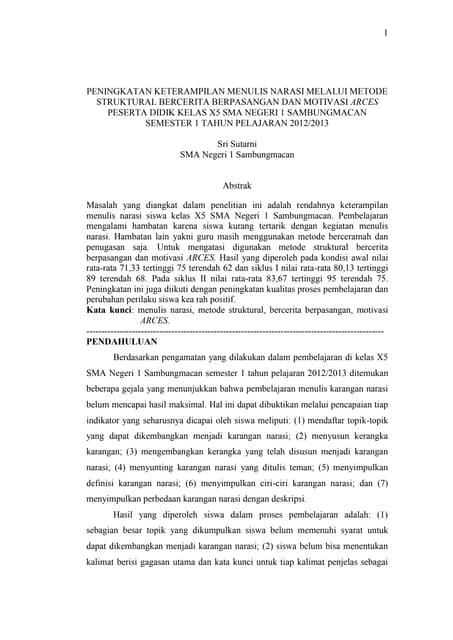 contoh Jurnal Matematika | DOC