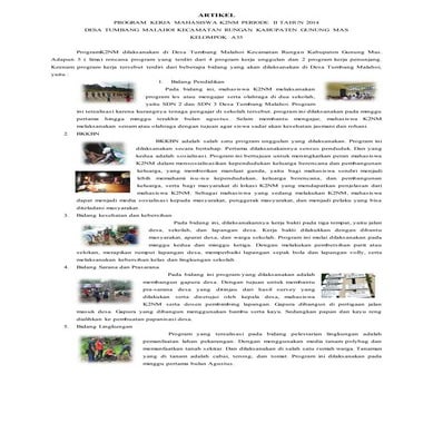 Memo & Tentatif PJM-2 2019 | PDF