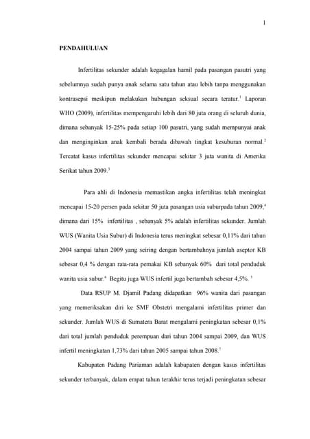 Uterus Septa Longitudinal Komplit, Bikolis, Septum Vagina Parsial | PDF