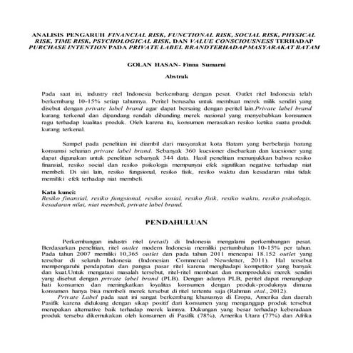 Artikel golan journal jamr vol 11 no 02 edisi khusus des 2015 issn 1907 648 uib | PDF