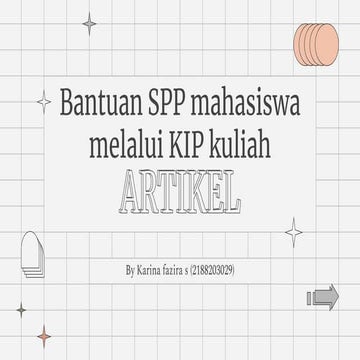 artikel KIP.pptx | Free Download