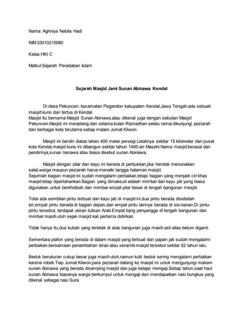 Peradaban Islam Masa Nabi Muhammad Saw Periode Madinah | PDF