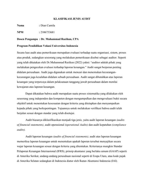 Framework Konsep Audit Dan Pelaksanaan Kinerja Ppt
