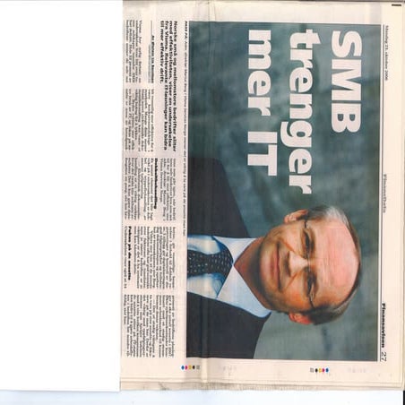 Artikkel Marius Berg Finansavisen 23 10 06 | PDF