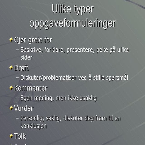 Artikkel - repetisjon | PPT