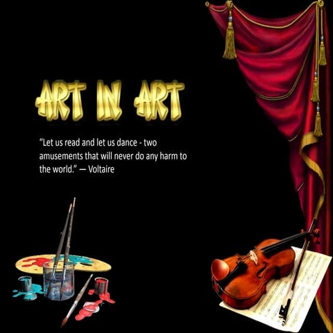 Art in Art,3 (music, dance, painting) | PPTX | Classical Music | Music