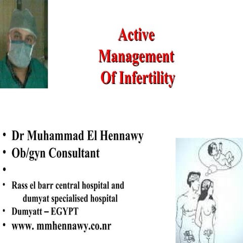active management of infertility | PPT