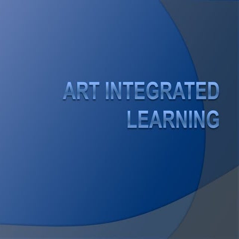 Art integrated learning | PPTX