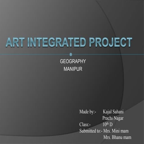Comparison Between Haryana and Manipur ( SST) | PPTX