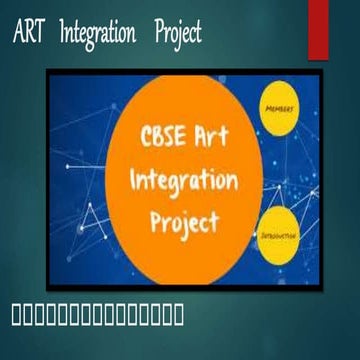 ART INTEGRATION (1).pptx..........,........... | PPTX