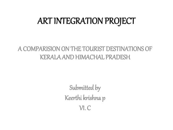 KERALA STUDY TOUR REPORT FOR TOURISM STUDENT | PDF