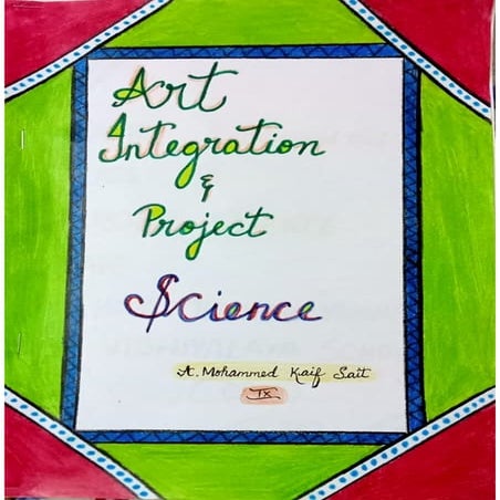 Art integration project science [ brindhavanna vidhiyalaya school cbse ...