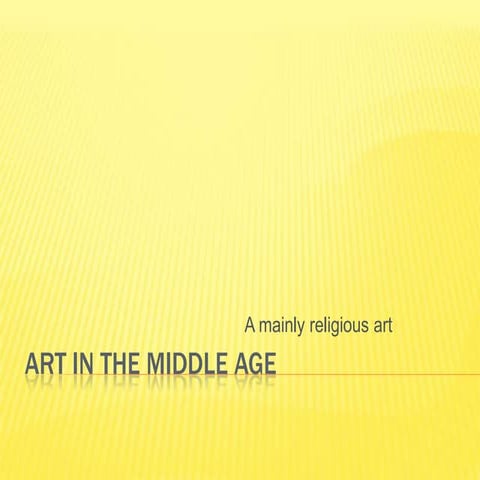 Art 9 - Byzantine, Romanesque, and Gothic Art | PPTX