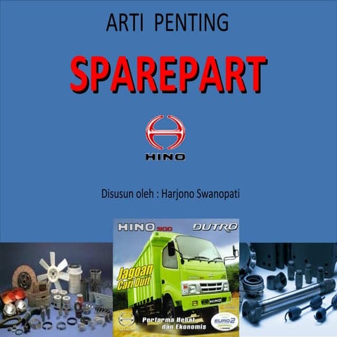 Arti Penting Sparepart | PPT