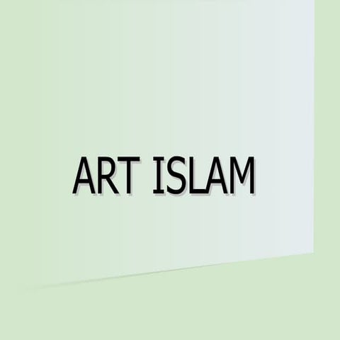 Art islam | PPT