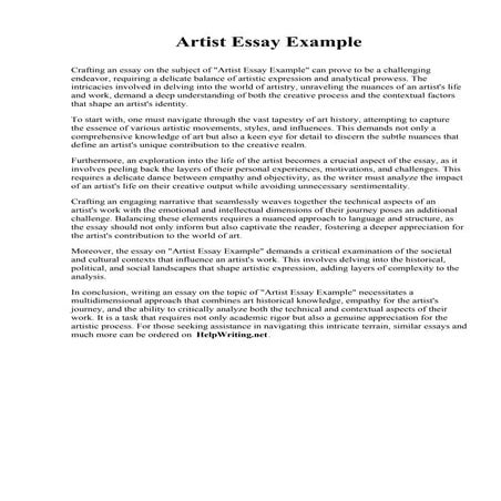 Artist Essay Example.pdf