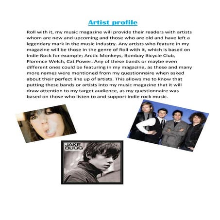 Artist+profile | DOCX