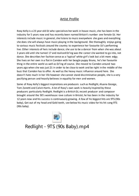 Artist Introduction | PPT