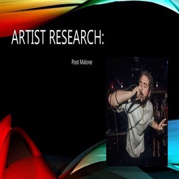 Artist research | PPT