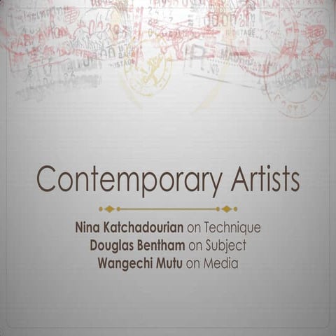 Artist Discovery PowerPoint | PPTX