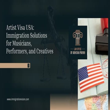 Artist Visa USA Immigration Solutions for Musicians, Performers, and ...