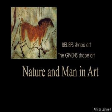 Art is Us 1: Nature and Man in Art | PPTX