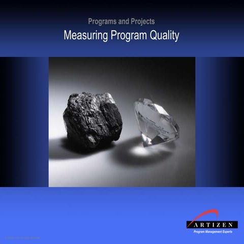 Measuring Program Quality | PPTX