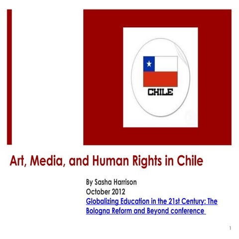Art, Media, and Human Rights in Chile | PPT