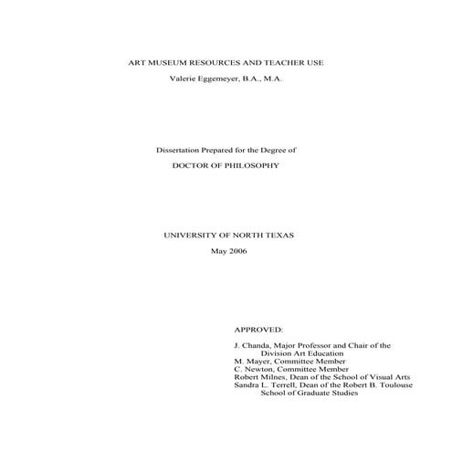 Art museum resources and teacher use | PDF