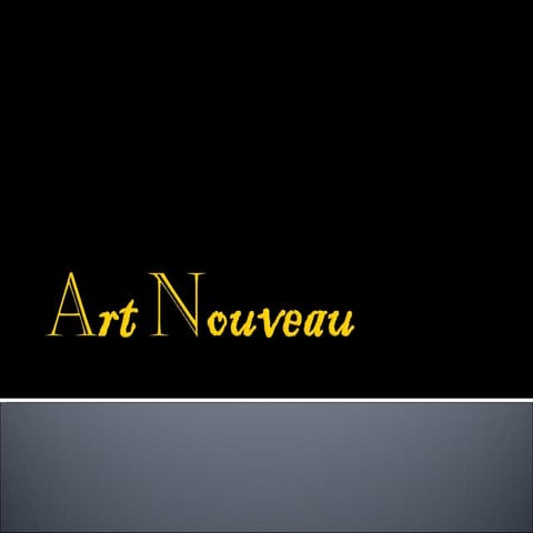 Art nouveau | PPT
