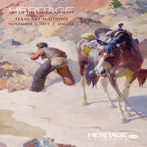 Heritae Auctions - Art of the American West Art Auction 5085 - Dallas ...