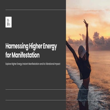 Art of Manifestation – “Higher Energy instant Manifestation” | PDF