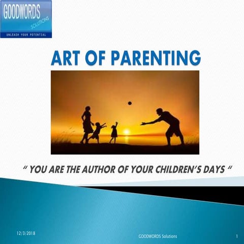 Art of parenting | PPTX