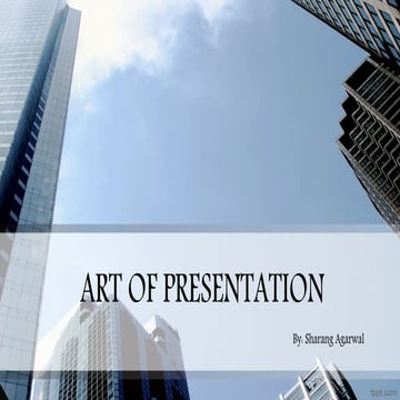 8 ELEMENTS OF A GOOD PRESENTATION | PPTX